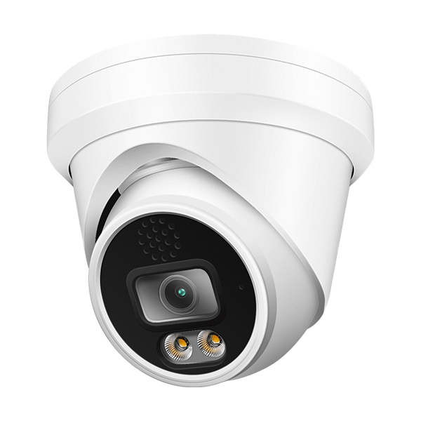8MP 4K ColorVu Turret IP Camera with Two Way Audio and Micro-SD Slot ...